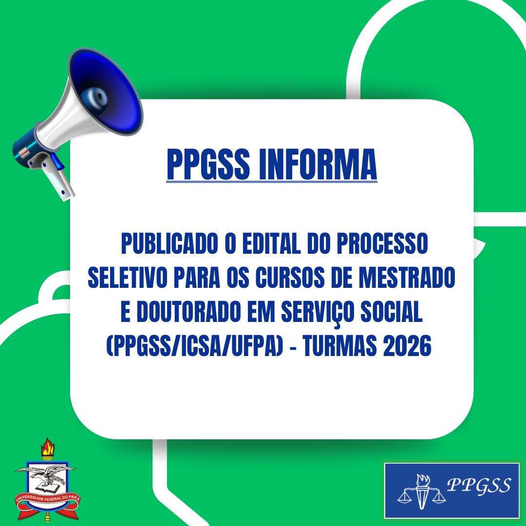 EDITAL Nº 01/2025 - Processo Seletivo do PPGSS para os cursos de ...